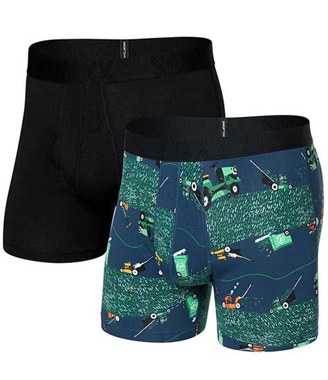 Saxx Droptemp™ Cooling Solidprinted 5 Boxer Briefs 2 Pack Dillards