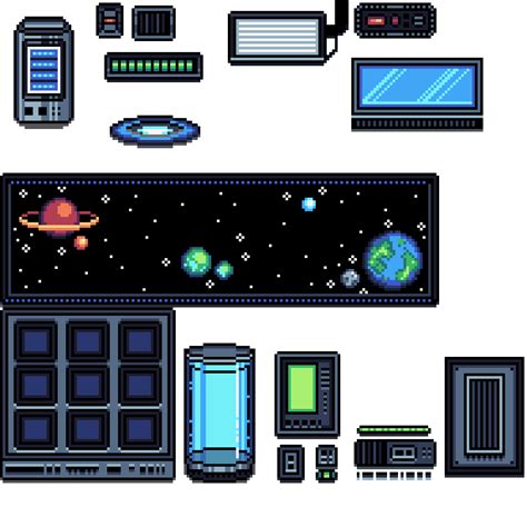 Space Themed Assets By Gurokitty