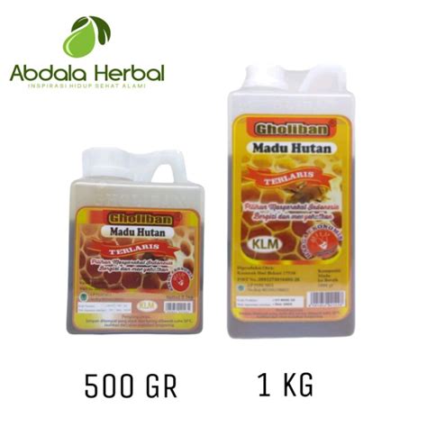 Jual Madu Hutan Kalimantan Gholiban KLM 500 GR 1kg Original 100