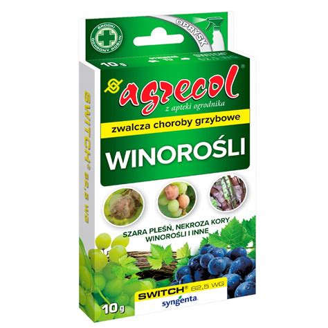 CHOROBY GRZYBOWE WINOROŚLI SWITCH 62 5WG AGRECOL preparat na grzynba