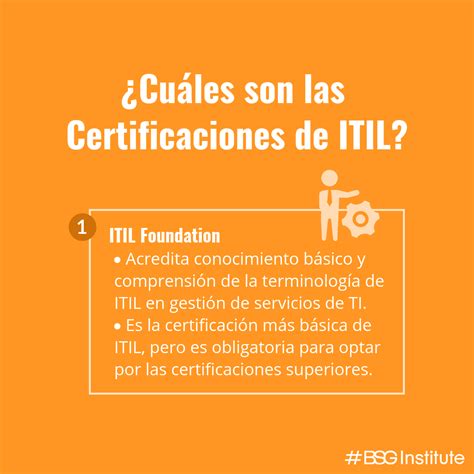 Bsg Institute ¿conoces Las Certificaciones De Itil Itil