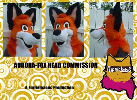 Aurora Fox Head Commission By Furrielicious Fur Affinity Dot Net