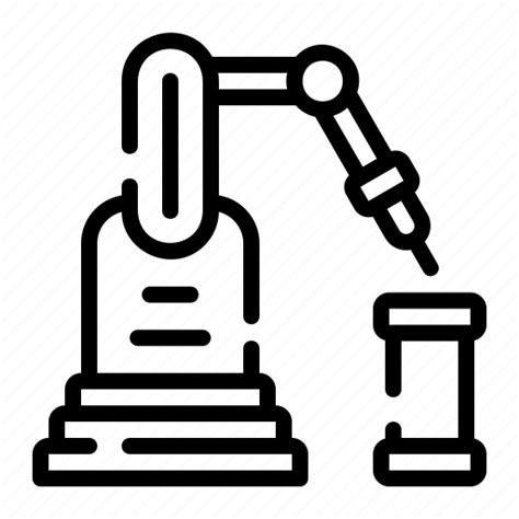 Industrial Robot Factory Industry Robotics Icon Download On Iconfinder
