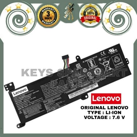 Jual Baterai Lenovo IdeaPad S145 14AST S145 14IGM 14IWL 14IKB