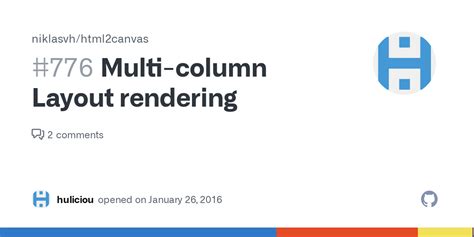 Multi Column Layout Rendering · Issue 776 · Niklasvhhtml2canvas · Github