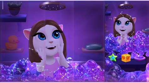 My Talking Angela 2 Taking A Bath A Day With My Angela Moy 7 Hill