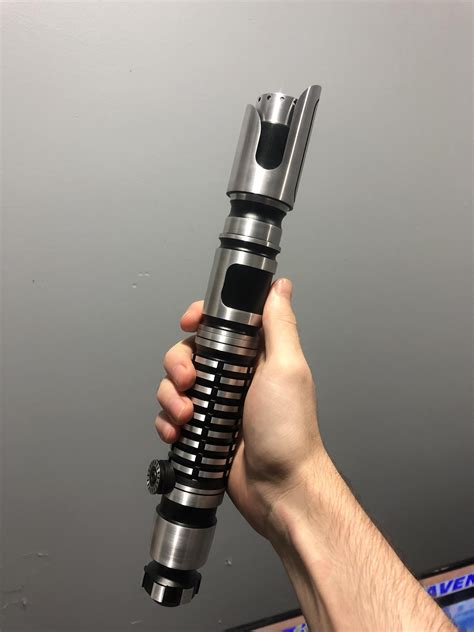 My First Lightsaber Hilt From Saberforge Parts But Its Totally Empty