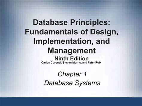 database systems slide 1 ppt