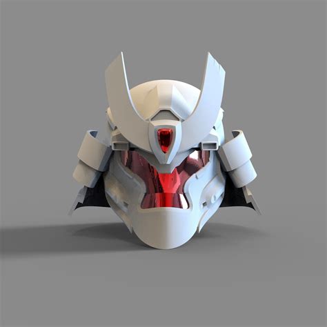 Kabuto Samurai Halo Infinite Wearable Full Helmet Cosplay 3D Model 3D