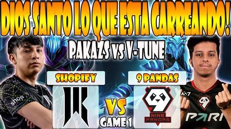 SHOPIFY REBELLION VS 9 PANDAS BO2 GAME 1 PAKAZS TIMADO YOPAJ VS V