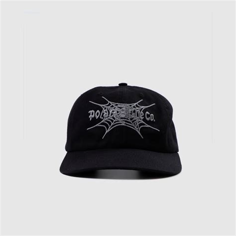Polar Michael Spiderweb Snapback Black Fast Times Skateboa