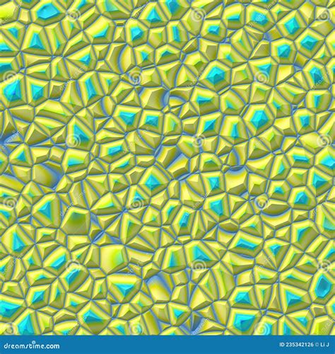 Seamless Cyclic Colored Polygon Pattern Stock Illustrations 6 Seamless Cyclic Colored Polygon