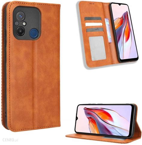 Sprawa Dla Xiaomi Redmi 11A Skóra Pu Portfel Zamknięcie Magnetyczne
