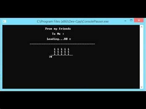 Happy Birthday C Code Youtube