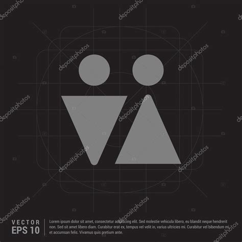 Icono De Wc Masculino Y Femenino Vector De Stock Por ©ibrandify 116191564