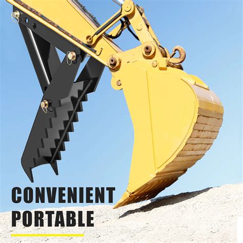 Vevor 21 Backhoe Thumb 12 Teeth Thickness Heavy Duty Excavator
