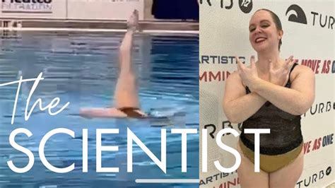 Graceful Synchronized Swimming Solo The Scientist Cover Youtube