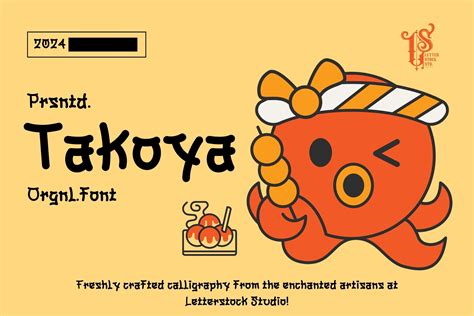 Takoya Font By Gumacreative Creative Fabrica