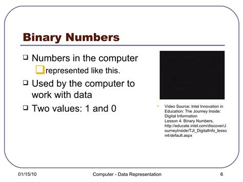 Computer Data Representation Ppt