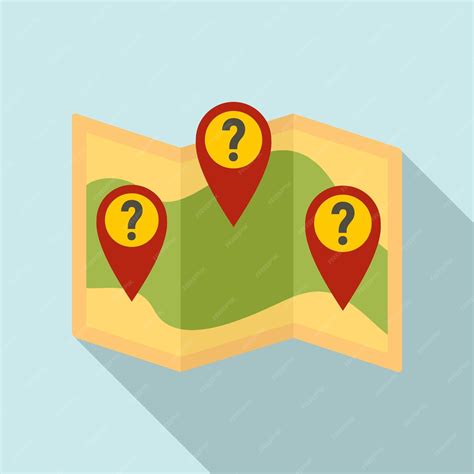 Premium Vector Question Map Disease Icon Flat Illustration Of