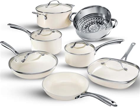 Gotham Steel 12 Pc Pots And Pans Set Non Stick Cookware Set Pot And Pan Set Kitchen Cookware