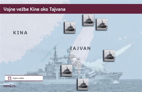 Mapa Kina Opkolila Tajvan Krenule Vežbe Iz Nekoliko Pravaca