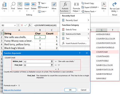 Zeichen zählen in Excel Zelle Bereich Einfache Anleitung