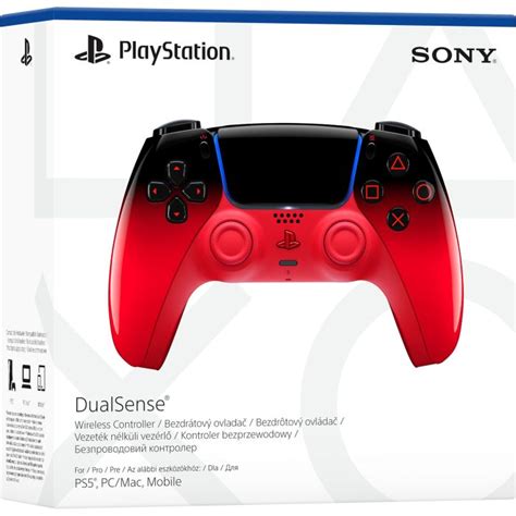 Controller Ps5 Sony Dualsense Hyperpop Techno Red Flancoro