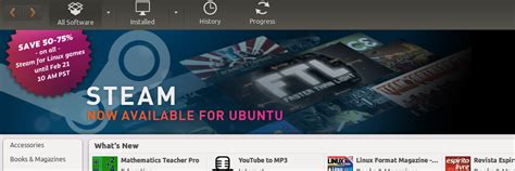 Steam Linux Client Arrives On Ubuntu Software Center Steam Games For