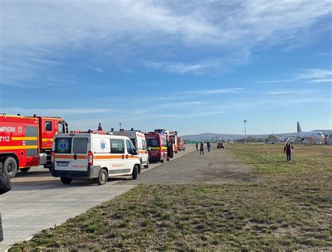 Ziua de Cluj Simulare accident aviatic pe Aeroportul Internațional