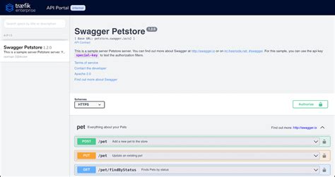Traefik Enterprise Api Portal Manage Your Apis At A Glance