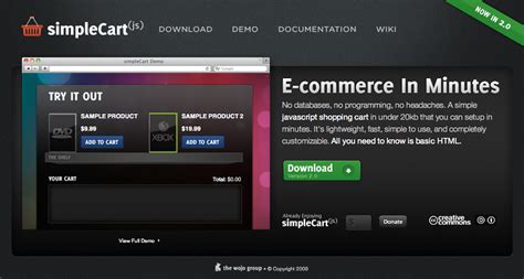 Simplecart Js Free Javascript Shopping Cart Behance