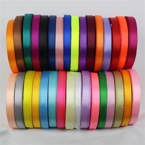 A Mm Color Can Choose Yards Silk Satin Ribbon Wedding Decorative Ribbons Gift