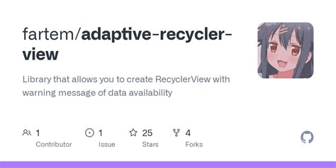 Github Fartemadaptive Recycler View Library That Allows You To
