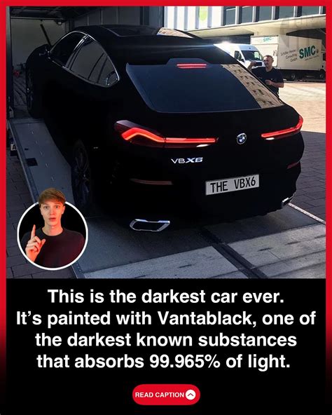 Top 10s This Isnt Just Any Dark Car—its Vantablack 😱 One Of The Darkest Substances Known To