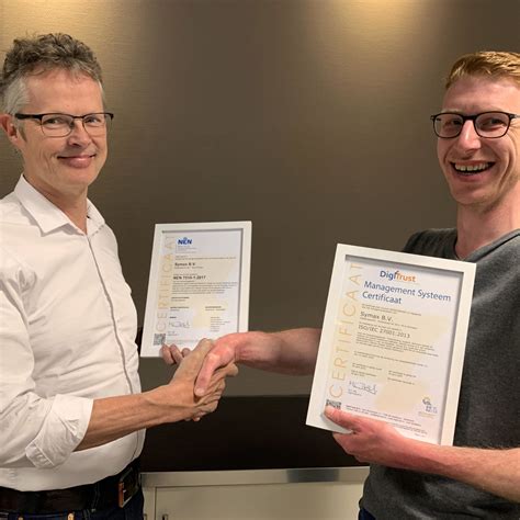 Symax Iso27001 And Nen7510 Certified Digitrust