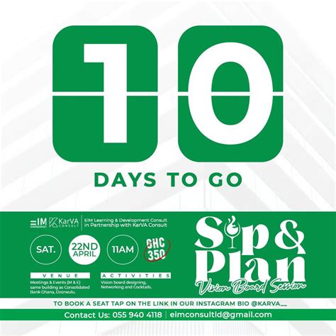 Karva Consult On Linkedin Countdown Sipandplan Signupnow