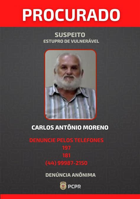 Pcpr Divulga A Foto De Foragido Por Estupro De Vulnerável Em Cafezal Do Sul