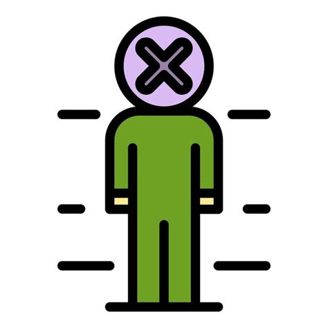 Premium Vector No Biometric Authentication Icon Outline No Biometric Authentication Vector