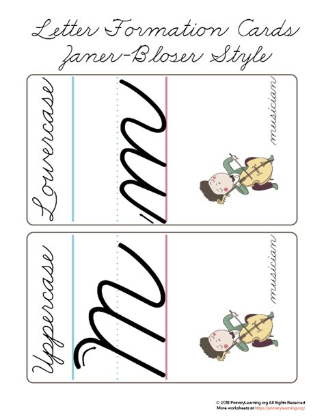 Build Handwriting Confidence And Learn How To Make A Cursive Letter M Uppercase And Lowercase