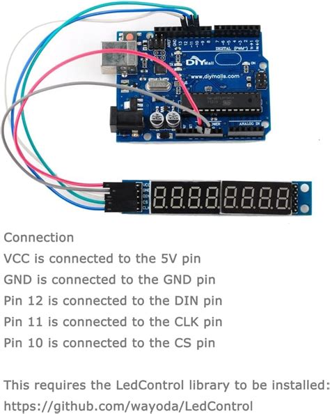 Stemedu 5pcs Max7219 8 Digital 7 Segment Display Module Led Display Tube For Arduino Mcu51avr