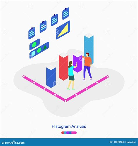 Histogram Analysis Stock Illustration Illustration Of Info 139029588