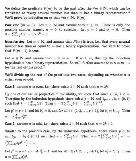 Solved Theorem For Every Natural Number N There Exists Chegg Com