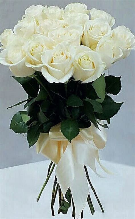 Букет белых роз с днем рождения 74 фото Birthday Flowers Birthday