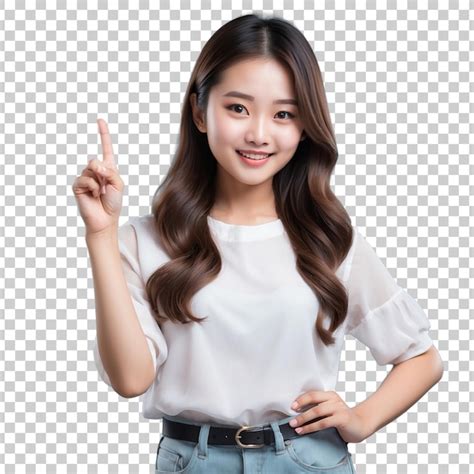 A Girl With A Blue Shirt That Says She Is Wearing A Blue Shirt Isolated