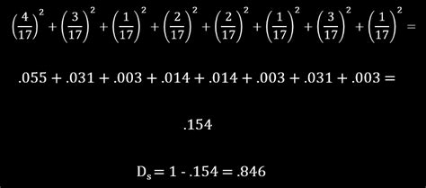 How To Calculate Simpsons Diversity Index Ap Biology