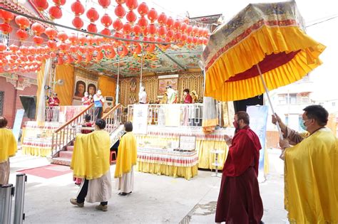 世界唯一一台行動佛殿 環島祈福抵高雄梓官佛力加被 天降甘霖 世界佛教正心會