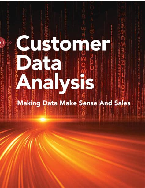Customer Data Analysis Making Data Make Sense And Sales