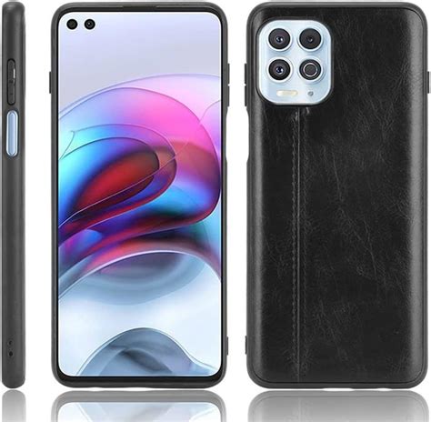 Étui de Protection en PC Cuir Anti Chute pour Motorola Moto G100