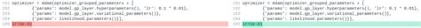 Bug Different Learning Rates Cause An Error · Issue 1005